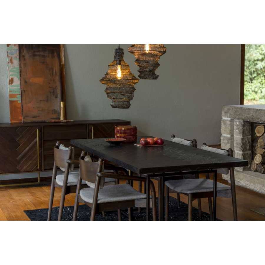 Dutchbone Class Rectangular Dining Table - Black | Naken Interiors